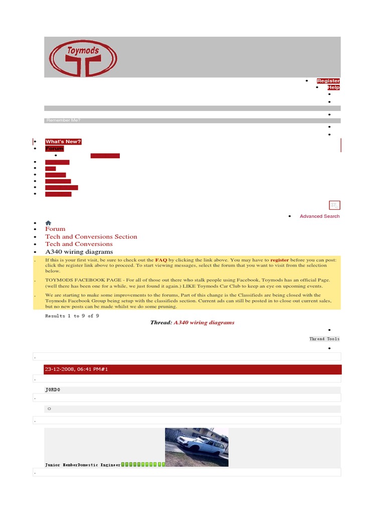 Forum Tech and Conversions Section Tech and Conversions: A340 Wiring ...