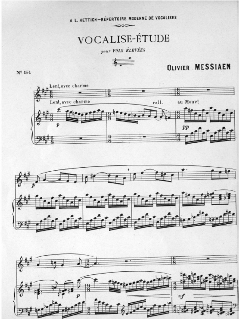 Vocalise | PDF