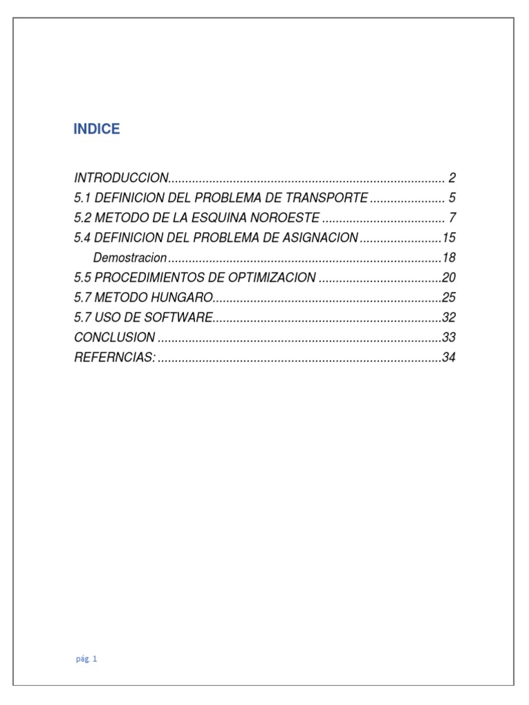 Metodo de Transporte | Descargar gratis PDF | Optimización Matemática ...