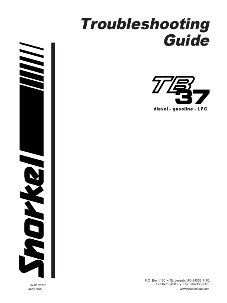 Troubleshooting Guide TB37 | PDF | Relay | Switch