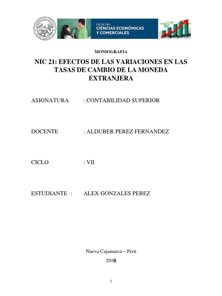 Monografia de La Nic 21 | PDF | normas internacionales de INFORMACION ...