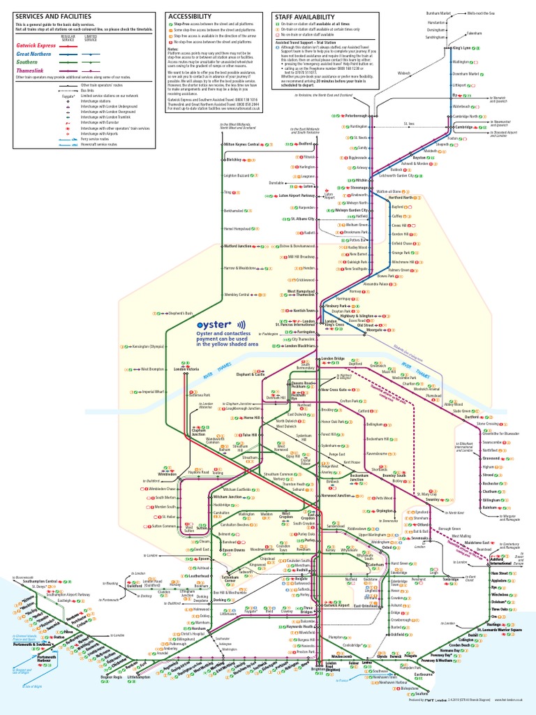 GTR All Brands Route Map | Sustainable Transport | Transport