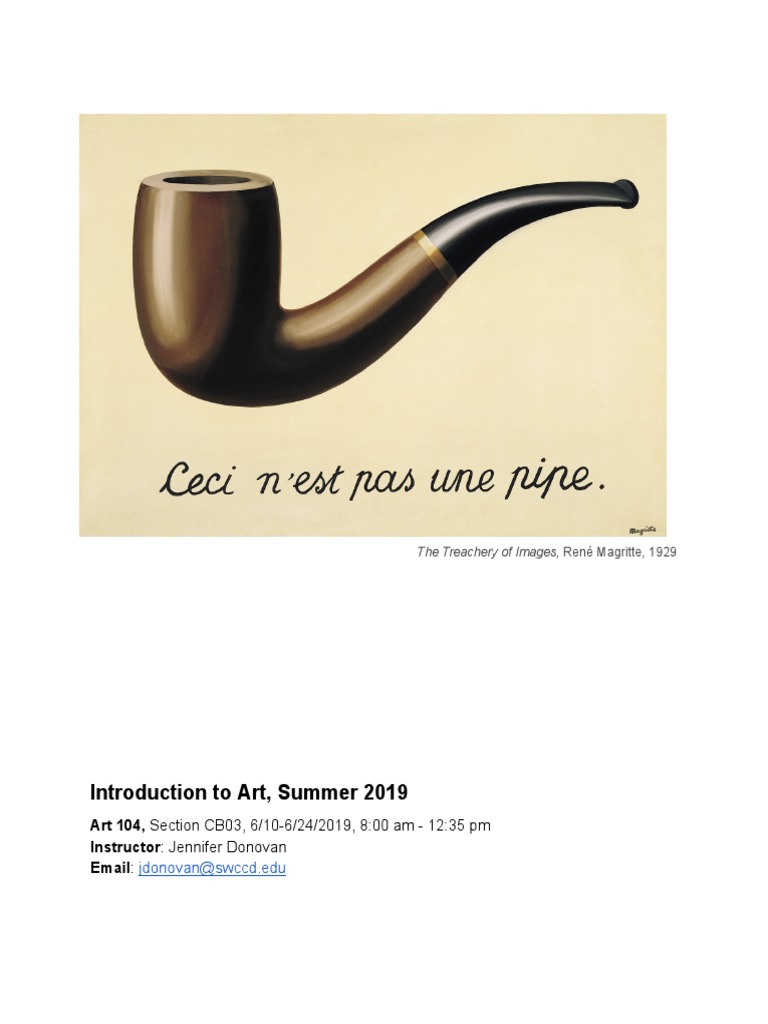 Art 104 Cb Syllabus Su 2019 Pdf Art History Educational Technology 