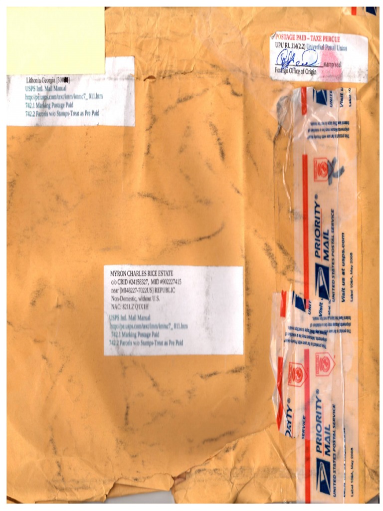 Sample Mail Wi Foreign Addresses | PDF