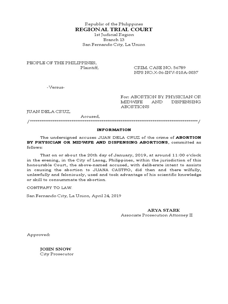 Information On Crimes | PDF | Prosecutor | Assault