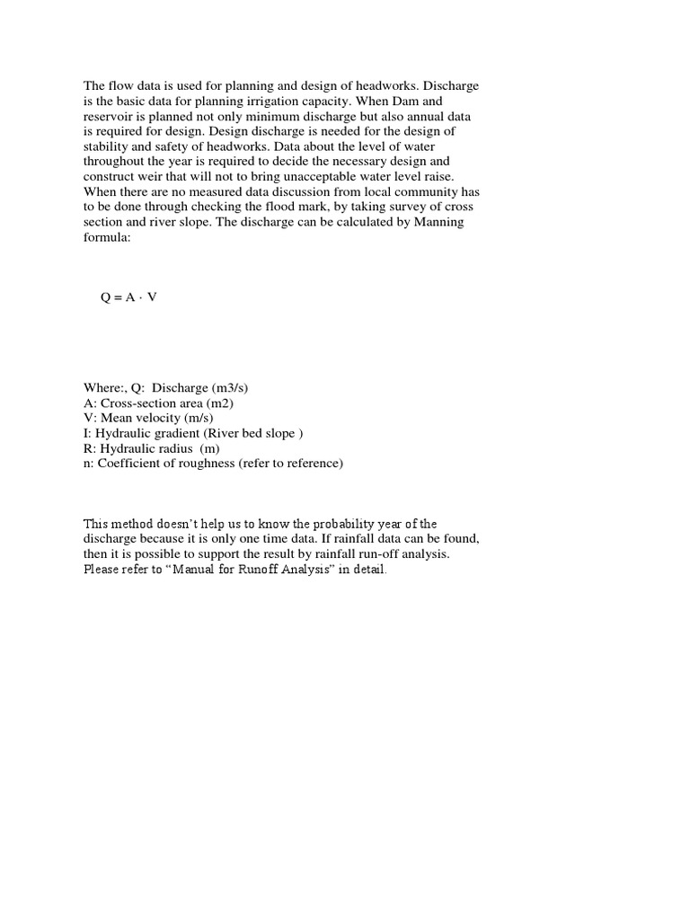 Planning and Design of Headworks | PDF