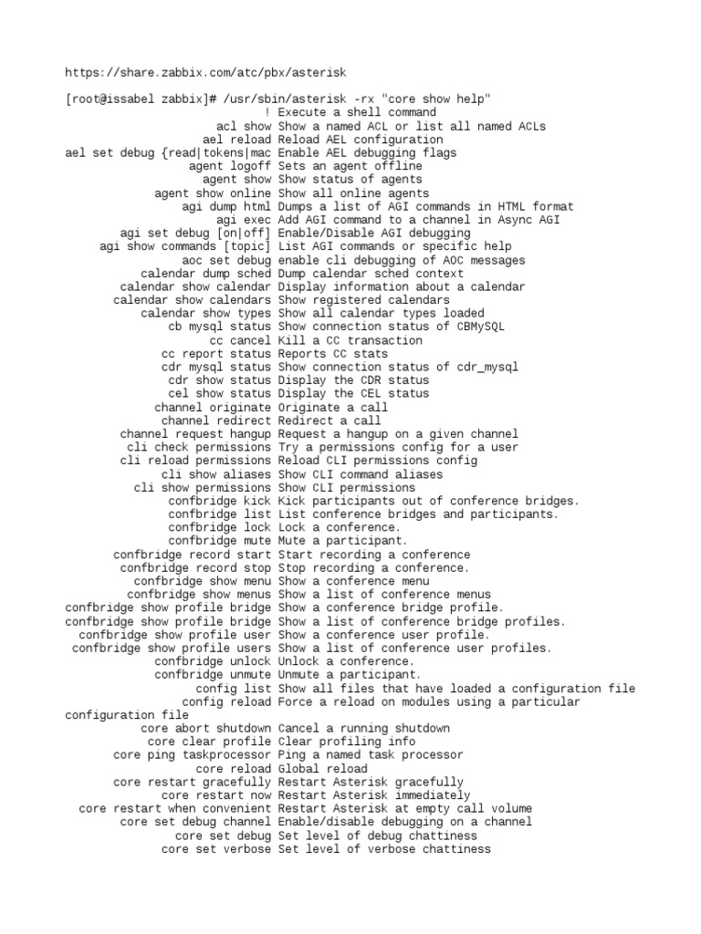 Asterisk Comandos Pdf Session Initiation Protocol Databases