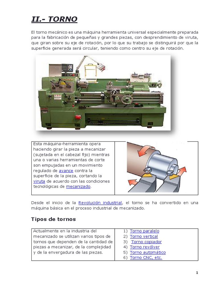 Manual de Torno JRCL 201910 | PDF | Mecanizado | Herramienta de máquina