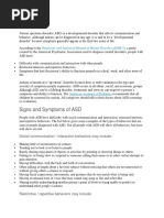 Autism Spectrum Screening Questionnaire | PDF | Autism Spectrum ...
