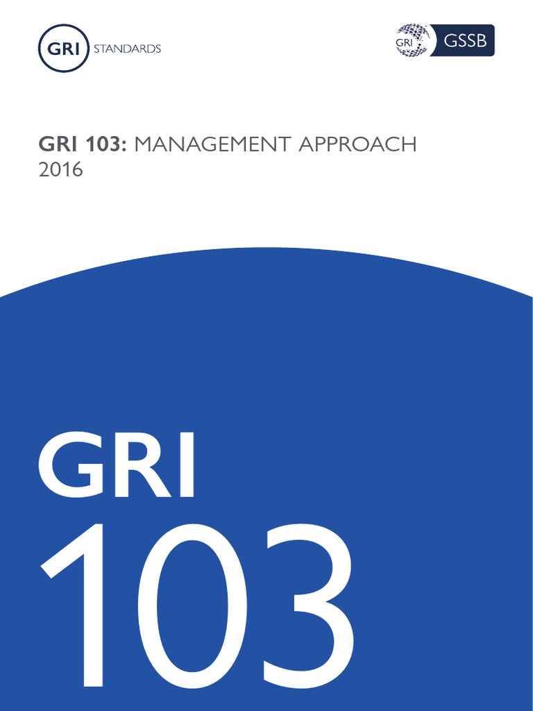 Gri 103 Management Approach 2016 PDF | PDF | Supply Chain | Due Diligence