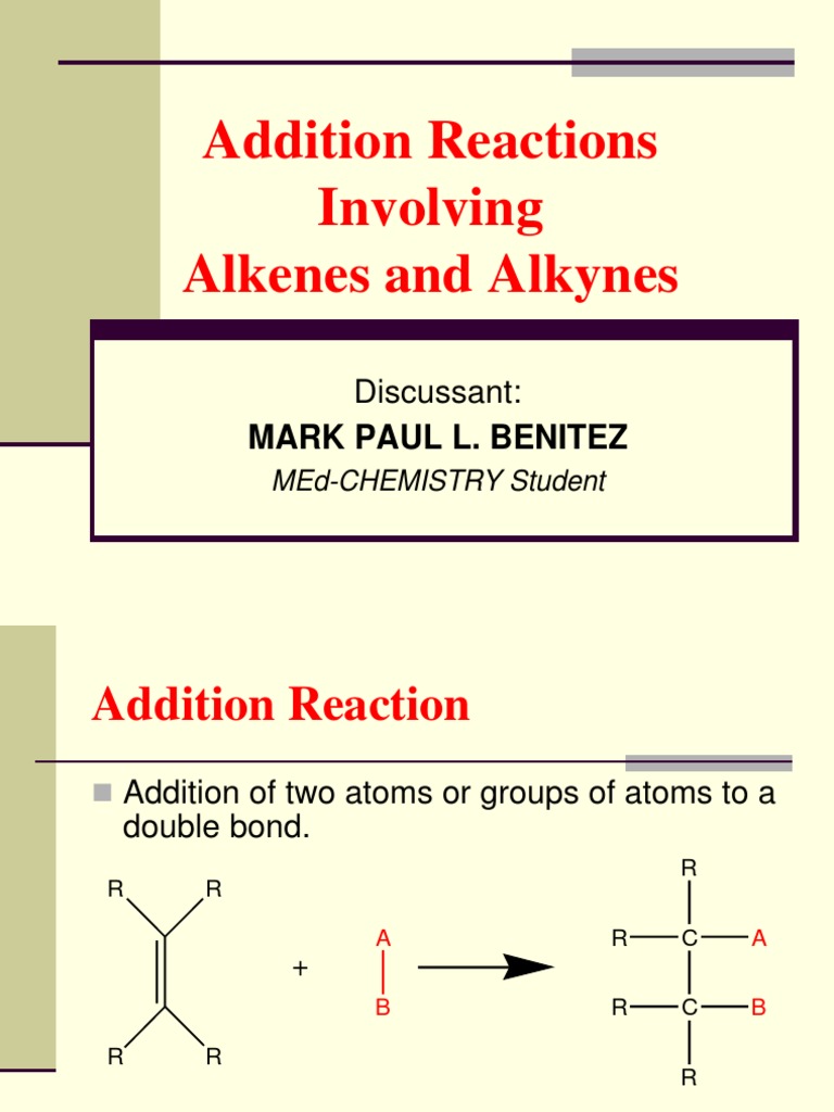 Ppt Characteristic Reactions Of Alkenes Powerpoint