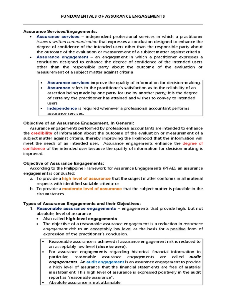 Aud Theo Notes Concept | Download Free PDF | Financial Audit | Internal ...