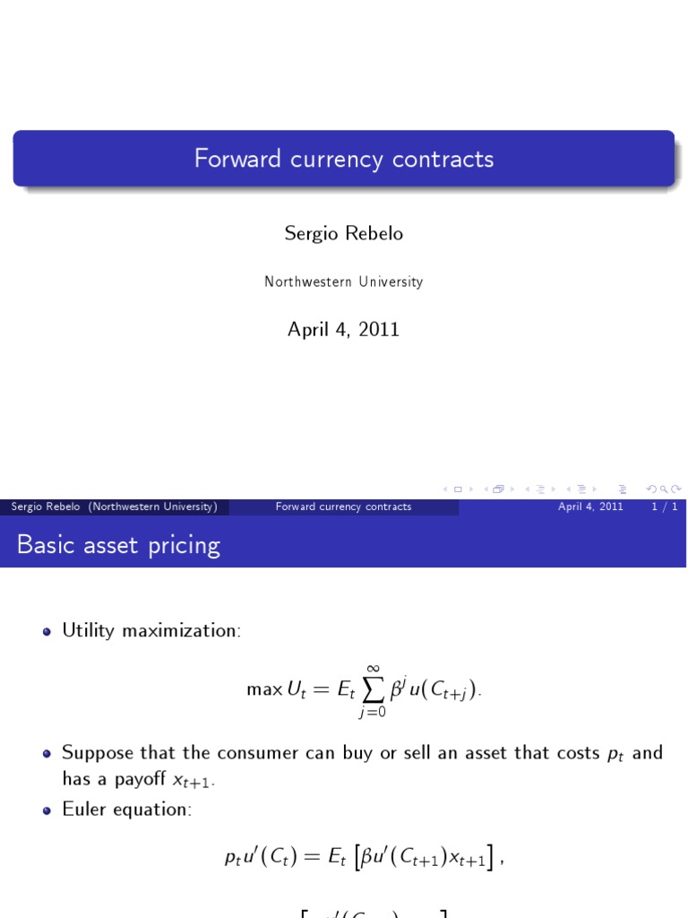 Forward Currency Contracts | PDF | Exchange Rate | Euro