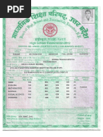 B.tech Marksheet | PDF