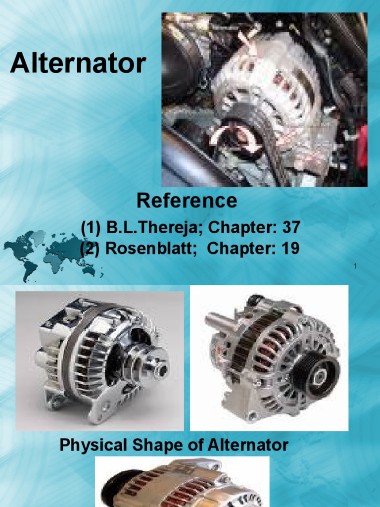 Alternator Presentation | PDF | Electromagnetism | Electrical Engineering