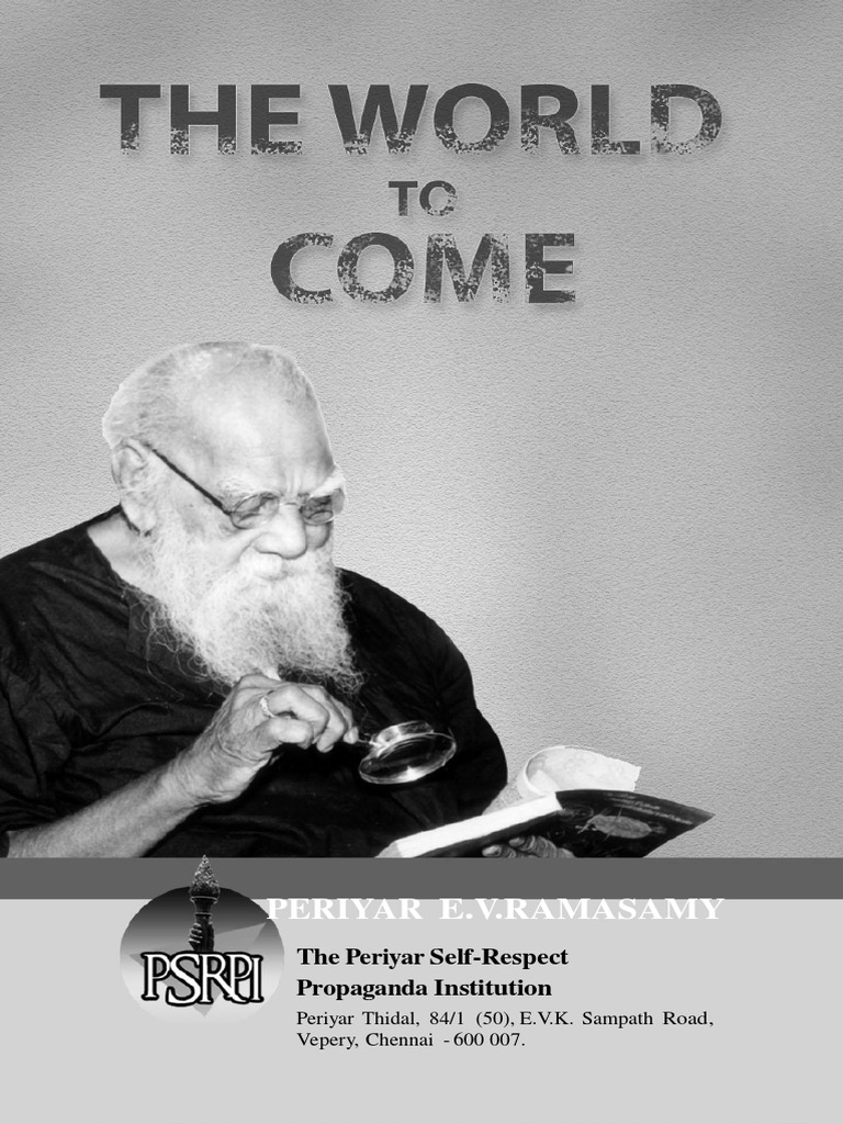 Periyar E.V.Ramasamy: The Periyar Self-Respect Propaganda Institution | PDF