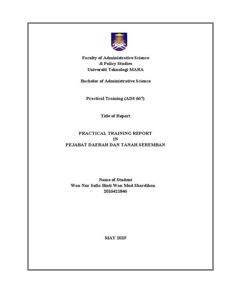 Cover Page Intern | PDF | Business