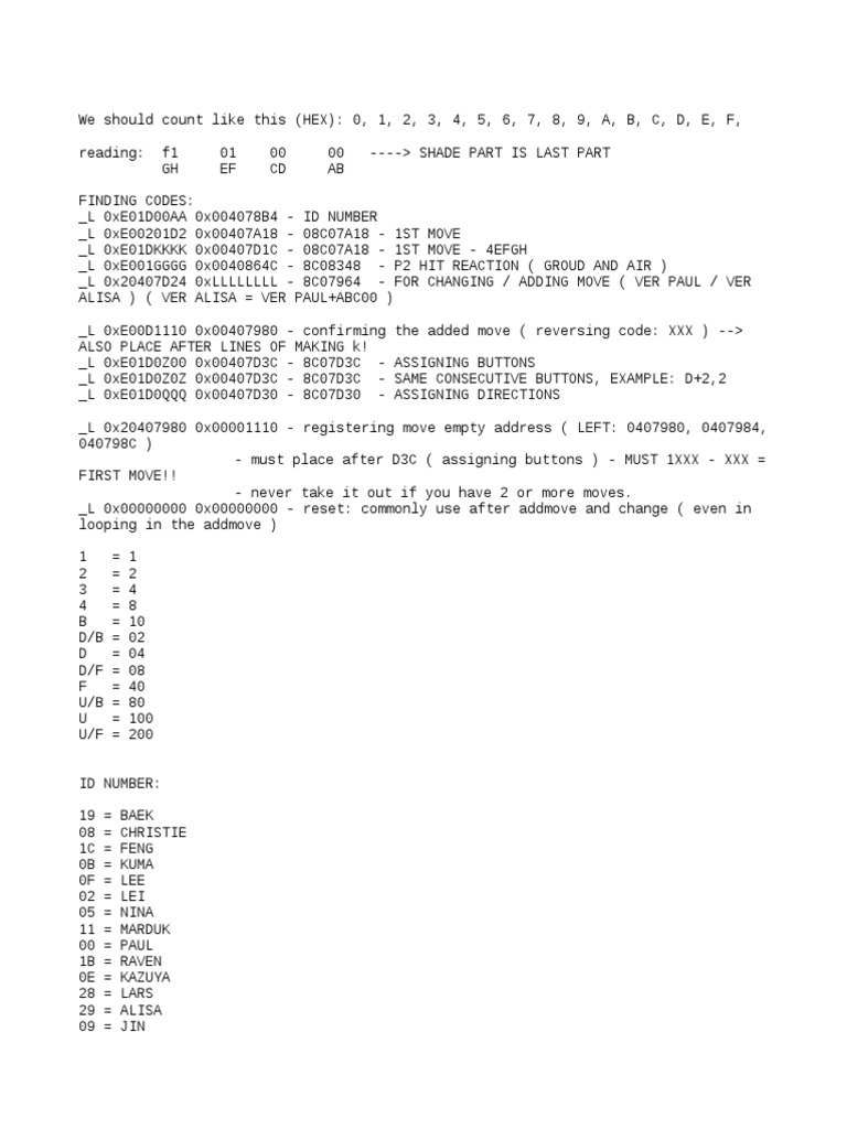 Tk6 Cheat Making UPDATE 2 | PDF | Pointer (Computer Programming) | Elbow