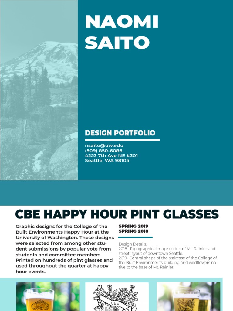 Naomi Saito Design Portfolio | PDF | Graphic Design | Communication Design