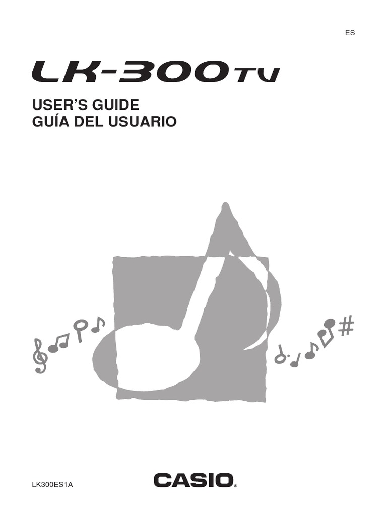 User Manual Casio Keyboard LK 300 TV | PDF | Synthesizer | Computer ...
