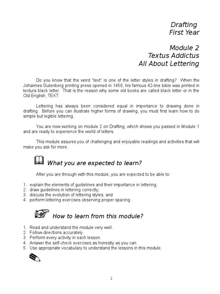 Module 2 | PDF | Letter Case | Calligraphy