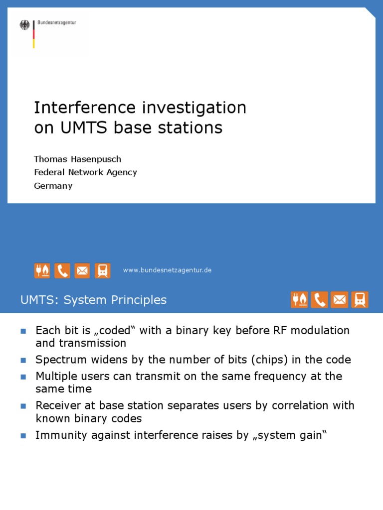 Interference Detection UMTS | PDF | Electromagnetic Interference ...