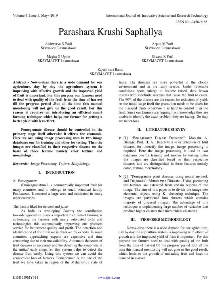 Parashara Krushi Saphallya | PDF | Image Segmentation | Data Compression