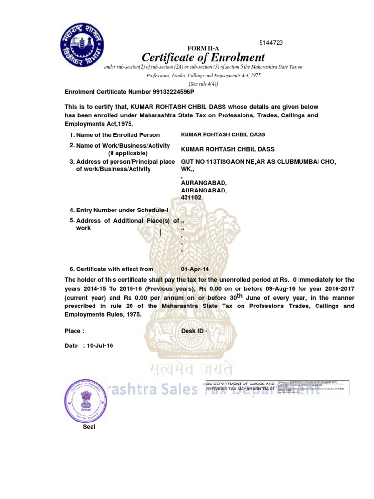 Ptec RC - Rohtash Kumar | PDF | Government | Taxes