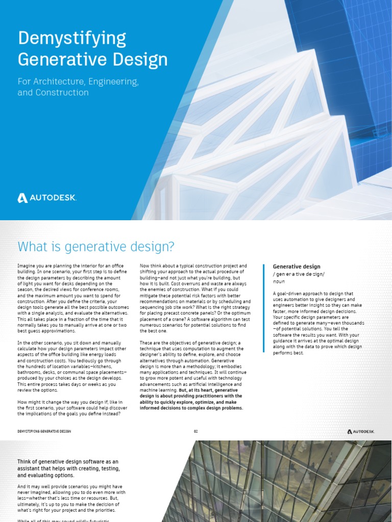 Autodesk Aec Generative Design Ebook | PDF | Mathematical Optimization ...