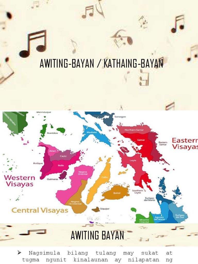 Awiting-Bayan Aralin 2.1 | PDF
