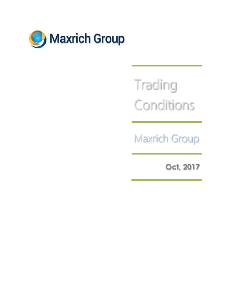 MRG Trading Conditions Oct4 2017 | PDF | Order (Exchange) | Contract For Difference