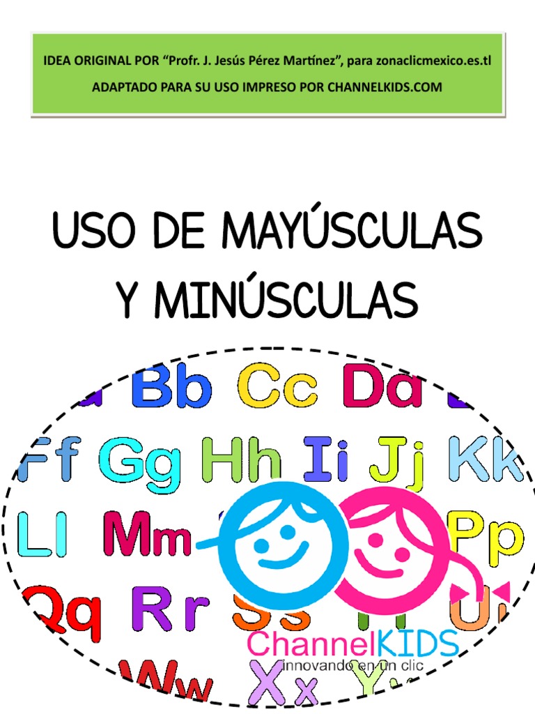 Mayusculas y Minusculas PDF | PDF | Artes del Lenguaje y Comunicación