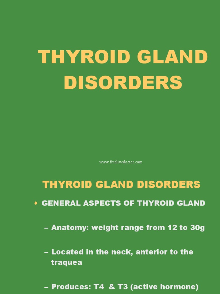 Understanding Thyroid Disorders and Hormones | PDF | Hyperthyroidism ...