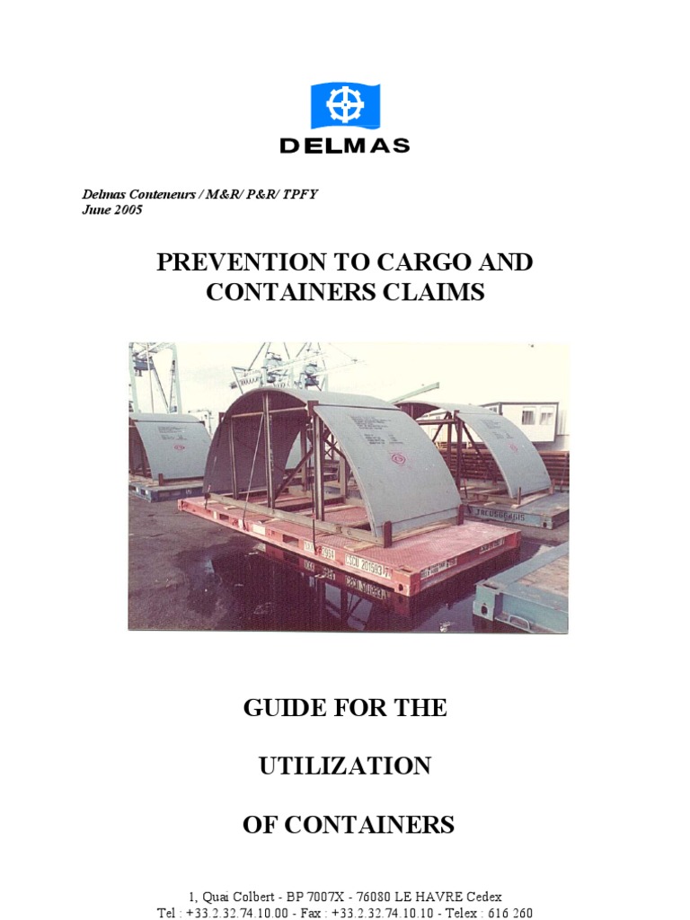 Guide to Proper Container Utilization and Cargo Claims Prevention | PDF ...