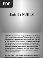 Calorific Values of Common Fuels | PDF