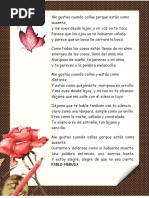 Poema 15 Pablo Neruda PDF | PDF | Poesía