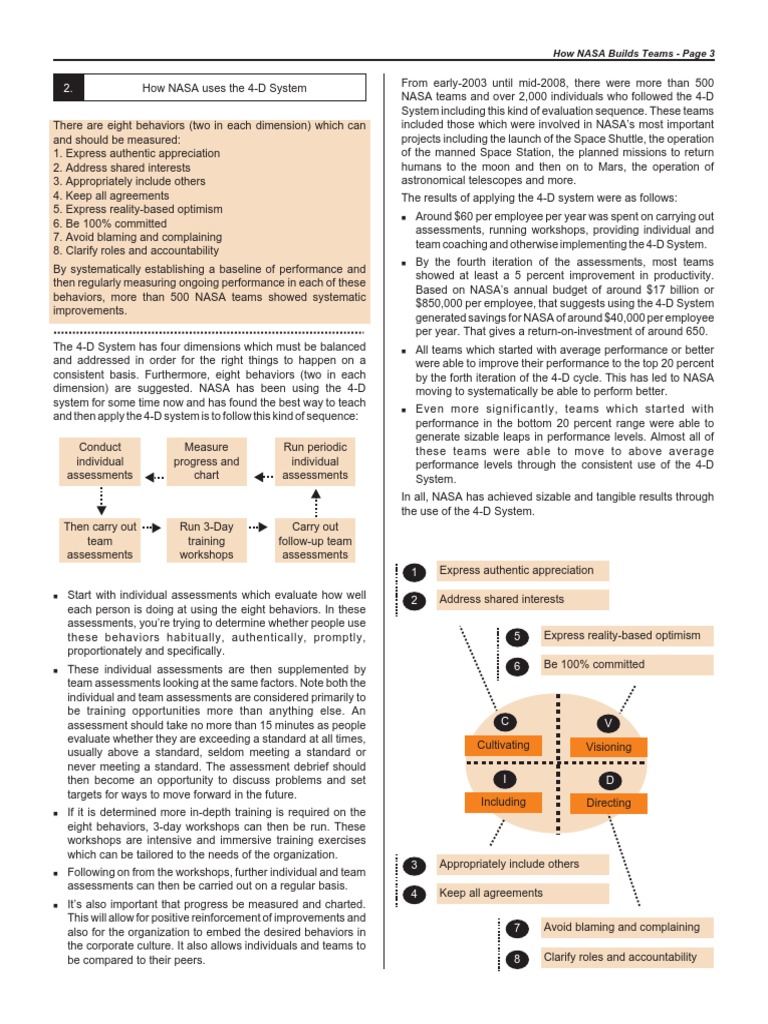 How NASA Builds Teams 3 | PDF | Nasa | Evaluation
