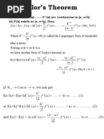 Taylor Series Practice Problems and Solutions | PDF | Derivative ...