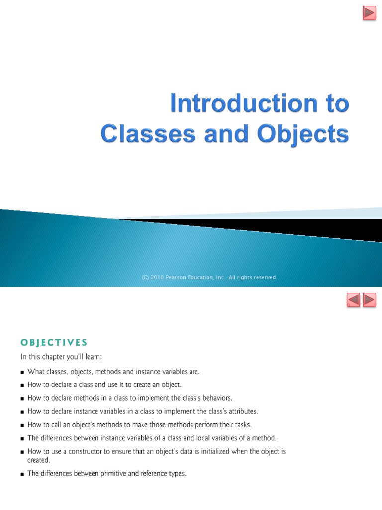 (C) 2010 Pearson Education, Inc. All Rights Reserved | PDF | Class ...