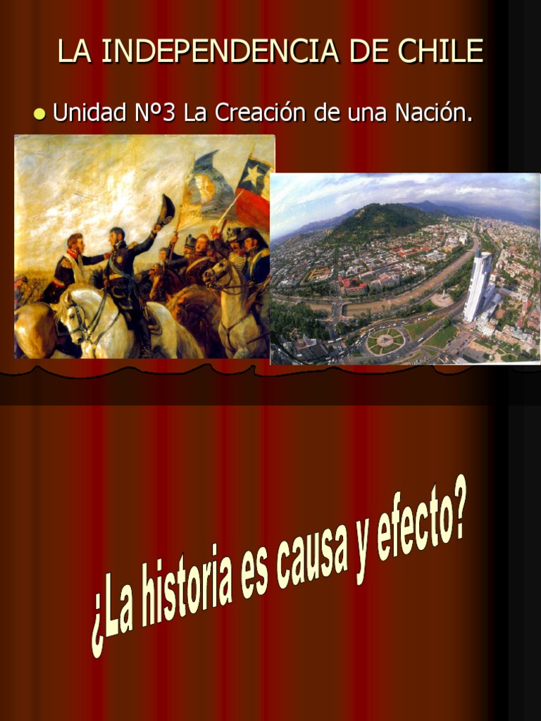 Independencia De Chile Pdf Agitación Gobierno