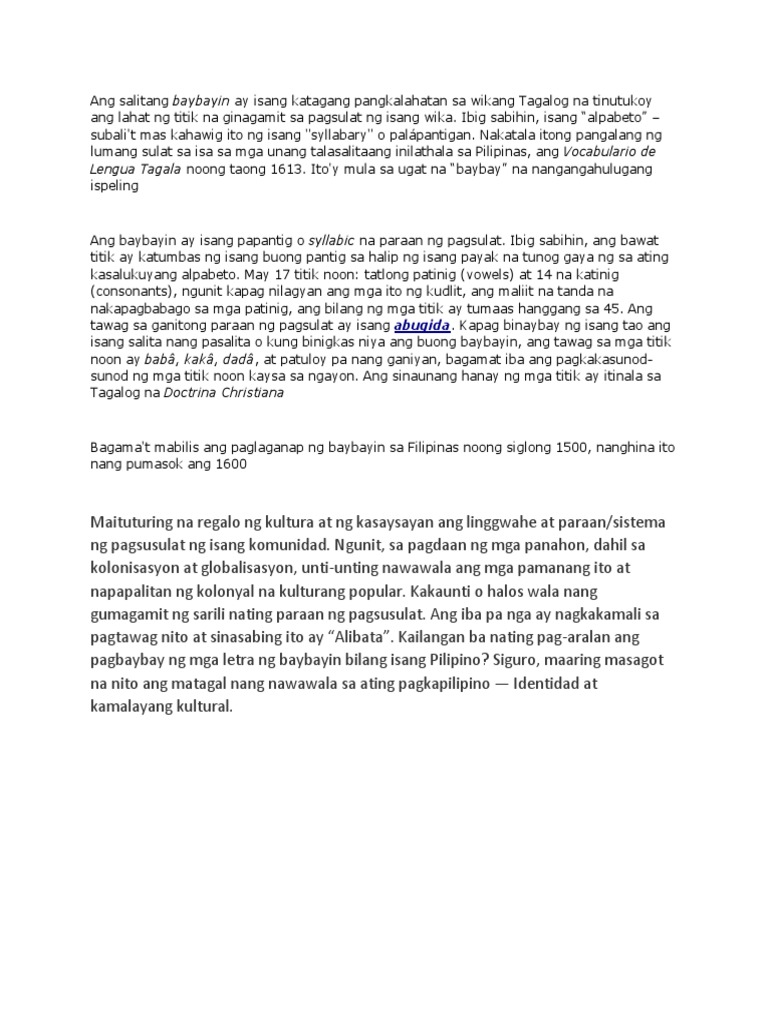 Filipino Essay | PDF