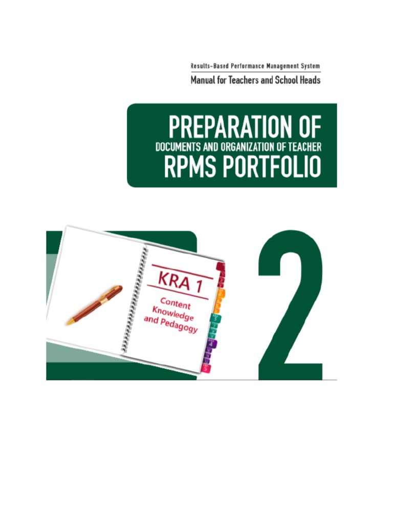 Preparation of RPMS Portfolio | PDF