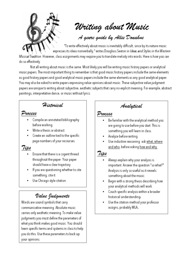 Writing About Music | PDF | Aesthetics | Linguistics