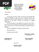 Example of Solicitation Letter Filipino | PDF