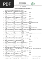 Math 10 Diagnostic Test 2018 2019 | PDF | Polynomial | Ratio
