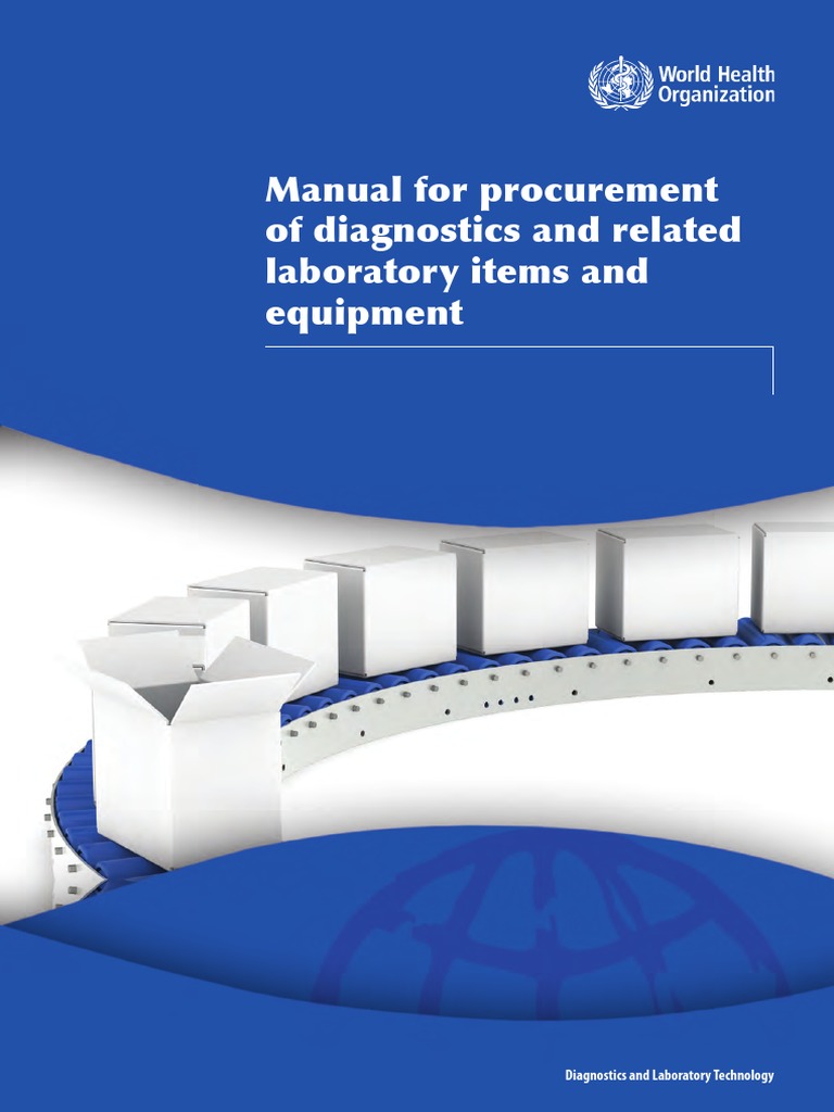 Manual For Procurement of Diagnostics-001-June2013 | PDF | Procurement ...