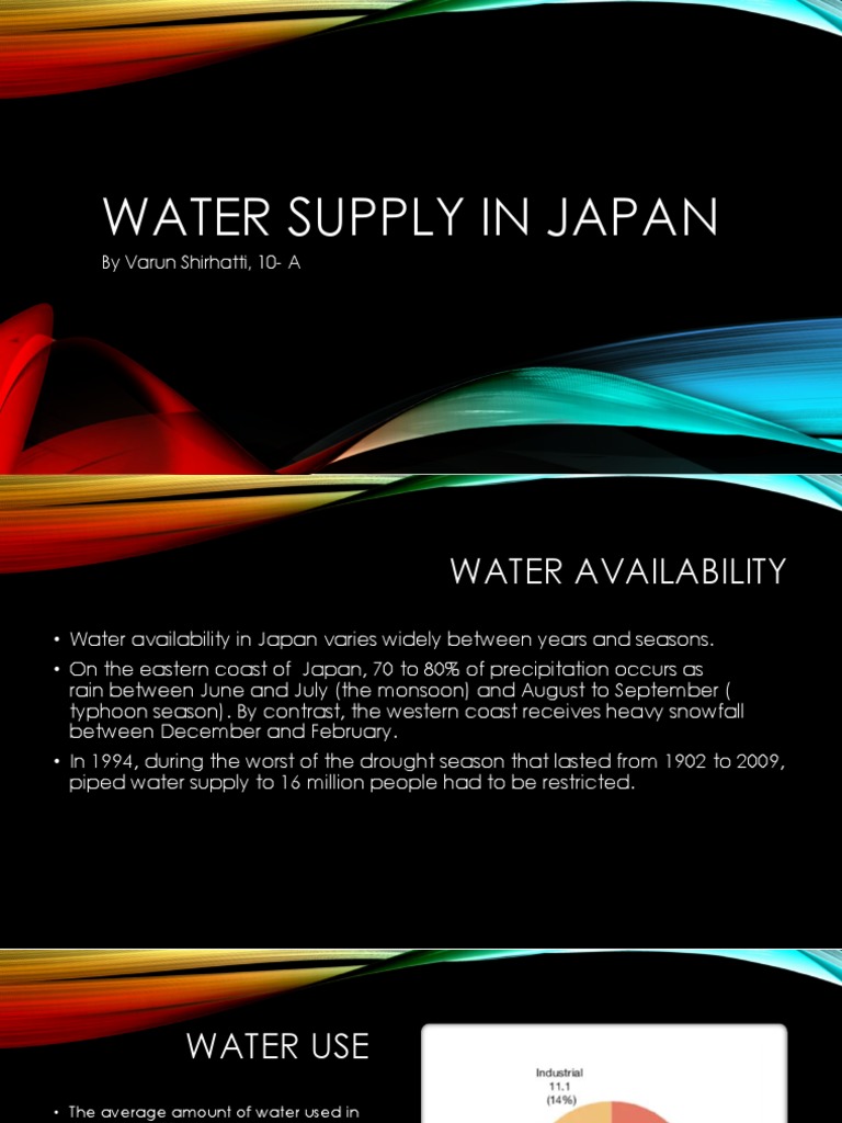 Japan Case Study - Water Supply | PDF | Water Supply | River