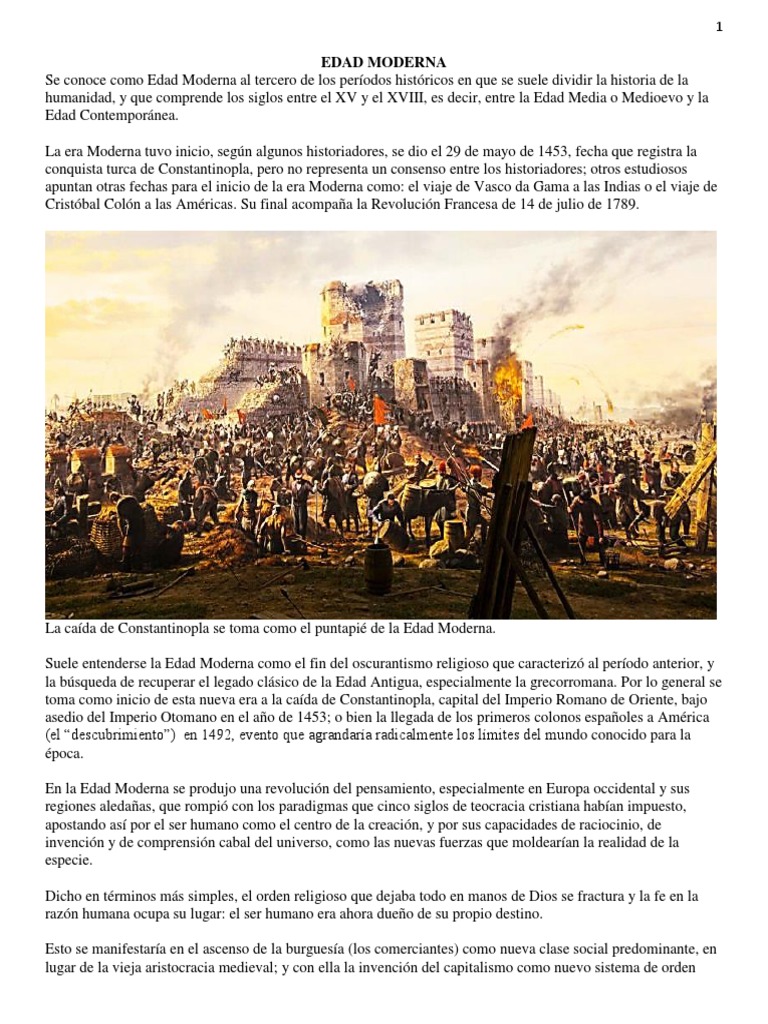Edad Moderna | Inquisición | Declaración de independencia de los ...