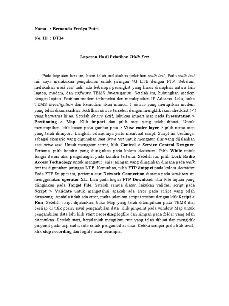 Contoh Reporting | PDF