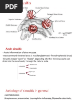 Acute and Chronic Sinusitis | PDF | Human Nose | Medical Specialties
